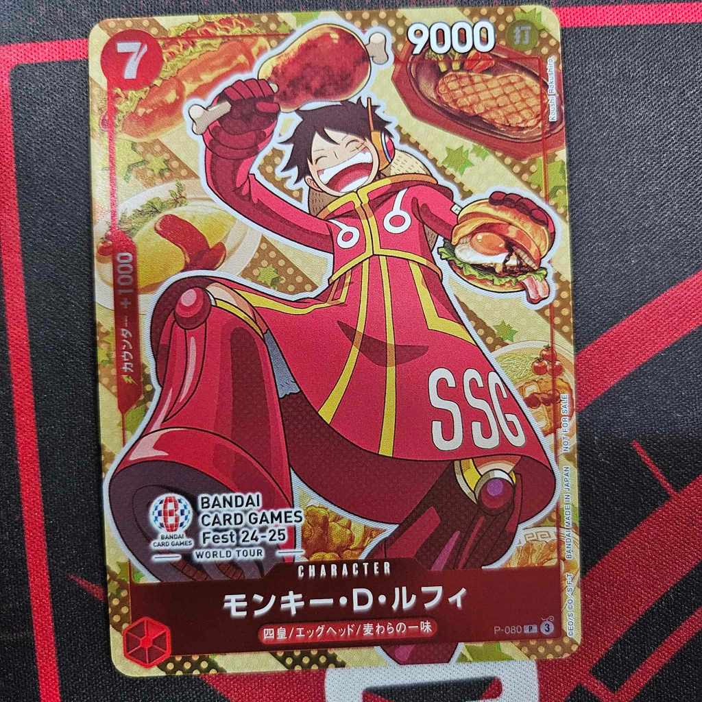 One Piece TCG P-080 P Monkey D. Luffy (Bandai Card Games Fest) | Shopee Philippines