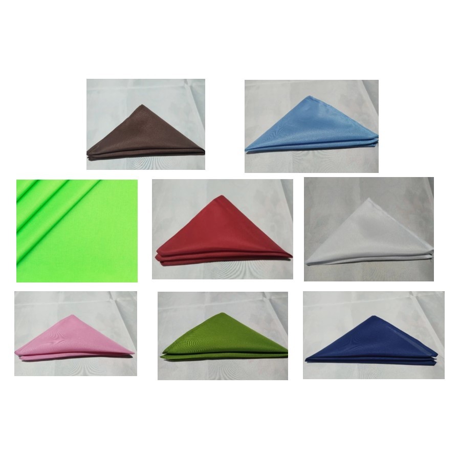 TABLE NAPKIN GEENA MATERIAL TABLE NAPKIN MADE OF GEENA FABRIC | Shopee ...