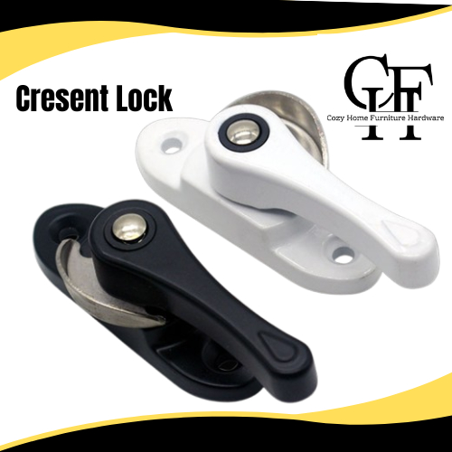 CHFH 1PCS Crescent Center lock For Sliding Window Locks Aluminum ...