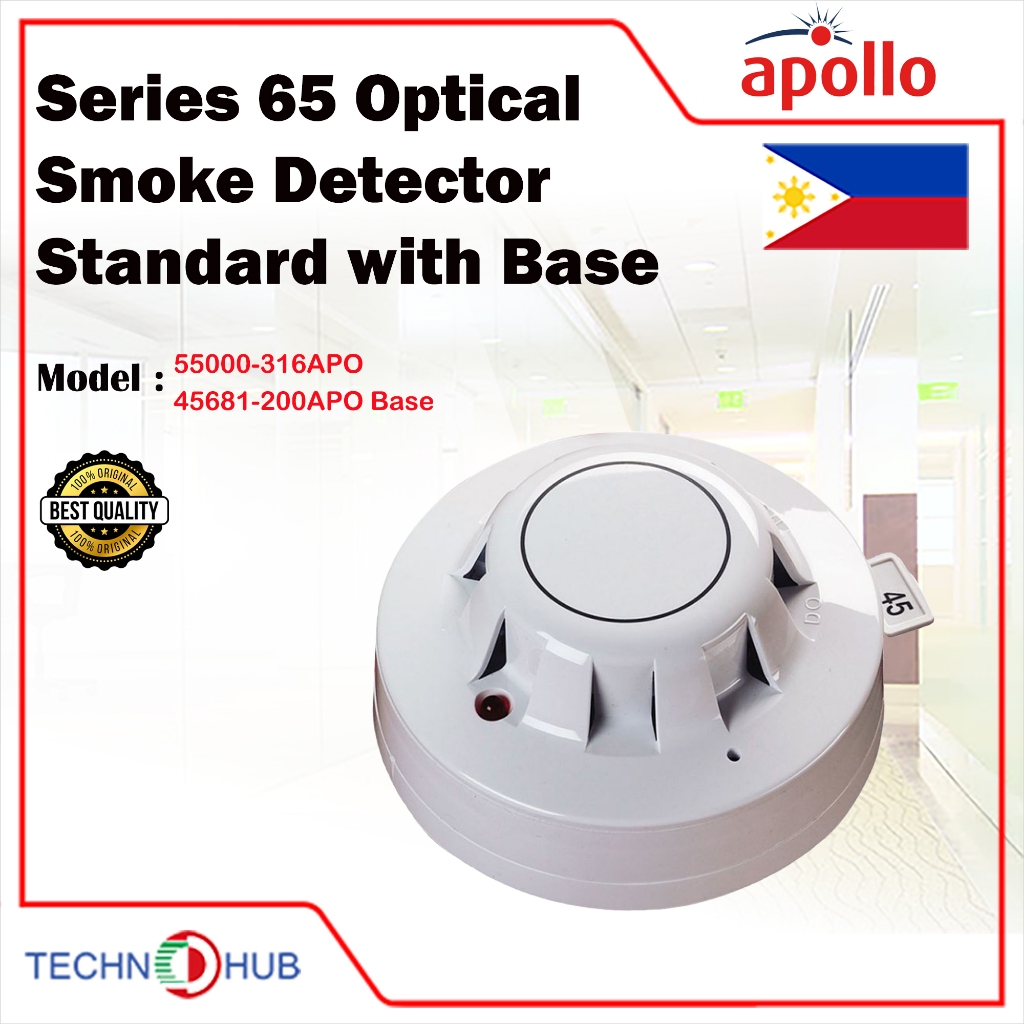 APOLLO Series 65 Optical Smoke Detector Standard with Base 55000-316APO ...
