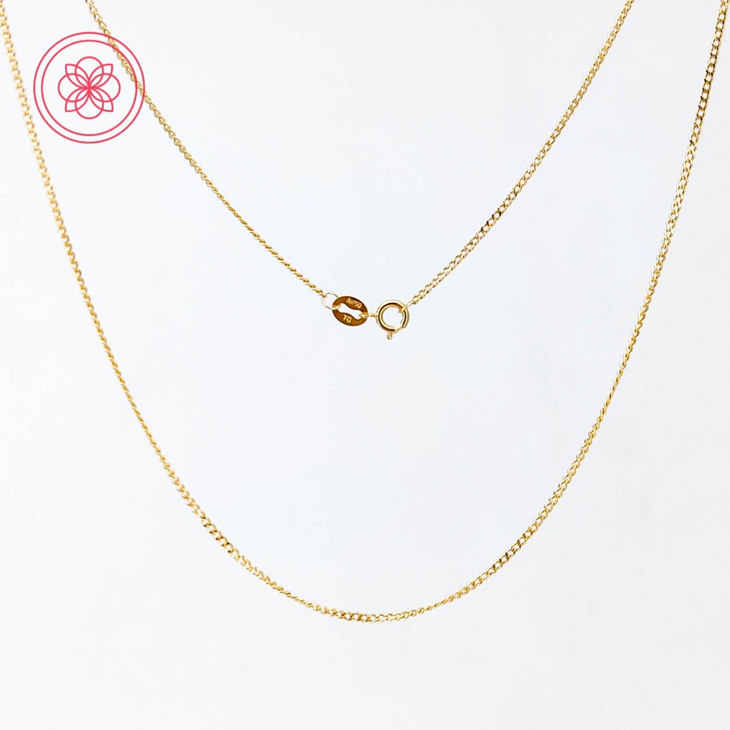 COD PAWNABLE 18k Saudi Gold Men/Women Kadena Curb Chain | Shopee ...