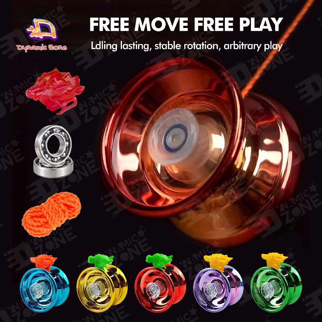 DynamicZone professional Alloy YOYO boy girl adult fun toy competition ...