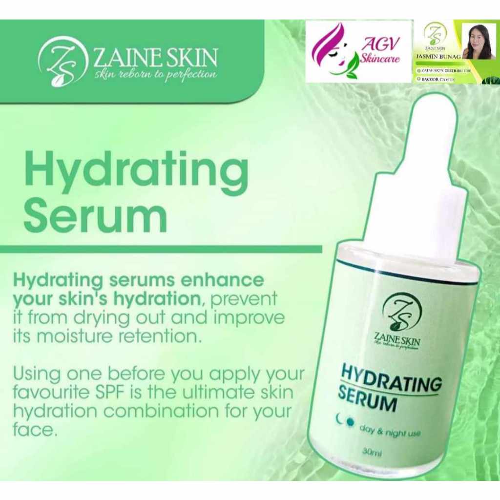 ZAINE-SKIN HYDRATING SERUM. 30ML. (NEW PACKAGING) | Shopee Philippines
