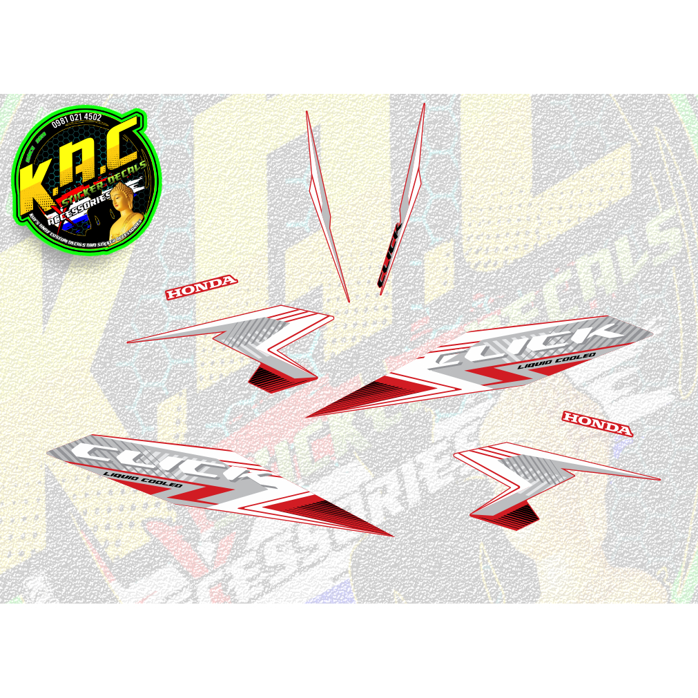 Honda Click 125 V4 Stock Decals Sticker 2025 | Shopee Philippines