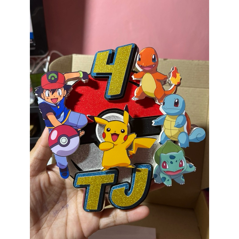 Pokemon Cake Topper Layered | Shopee Philippines