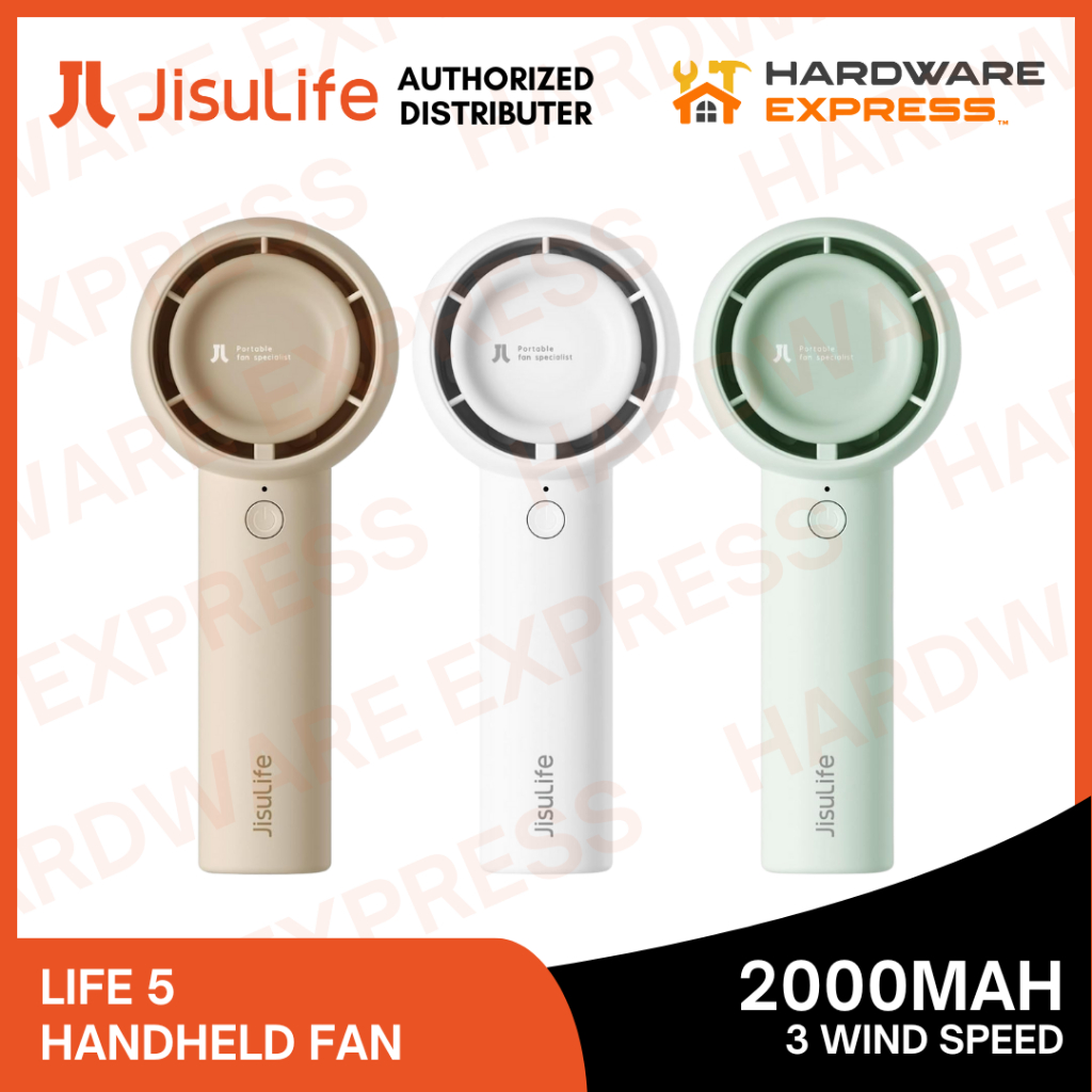 JisuLife LIFE 5 Handheld Fan 2000mAh | Shopee Philippines
