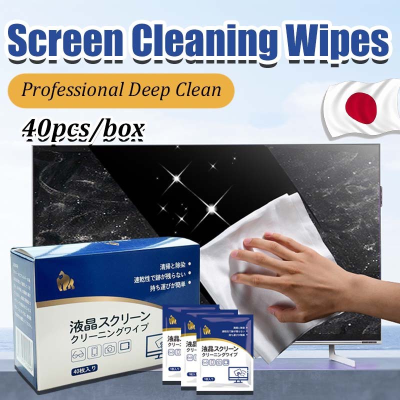 Japan Tv Screen Cleaner for Laptop Pc Screen Cleaning Wipes Lcd Screen ...