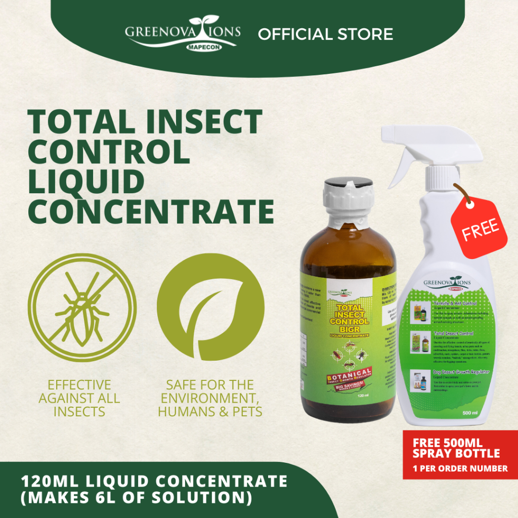 MAPECON GREENOVATIONS Total Insect Killer HI-IGR Liquid Concentrate ...
