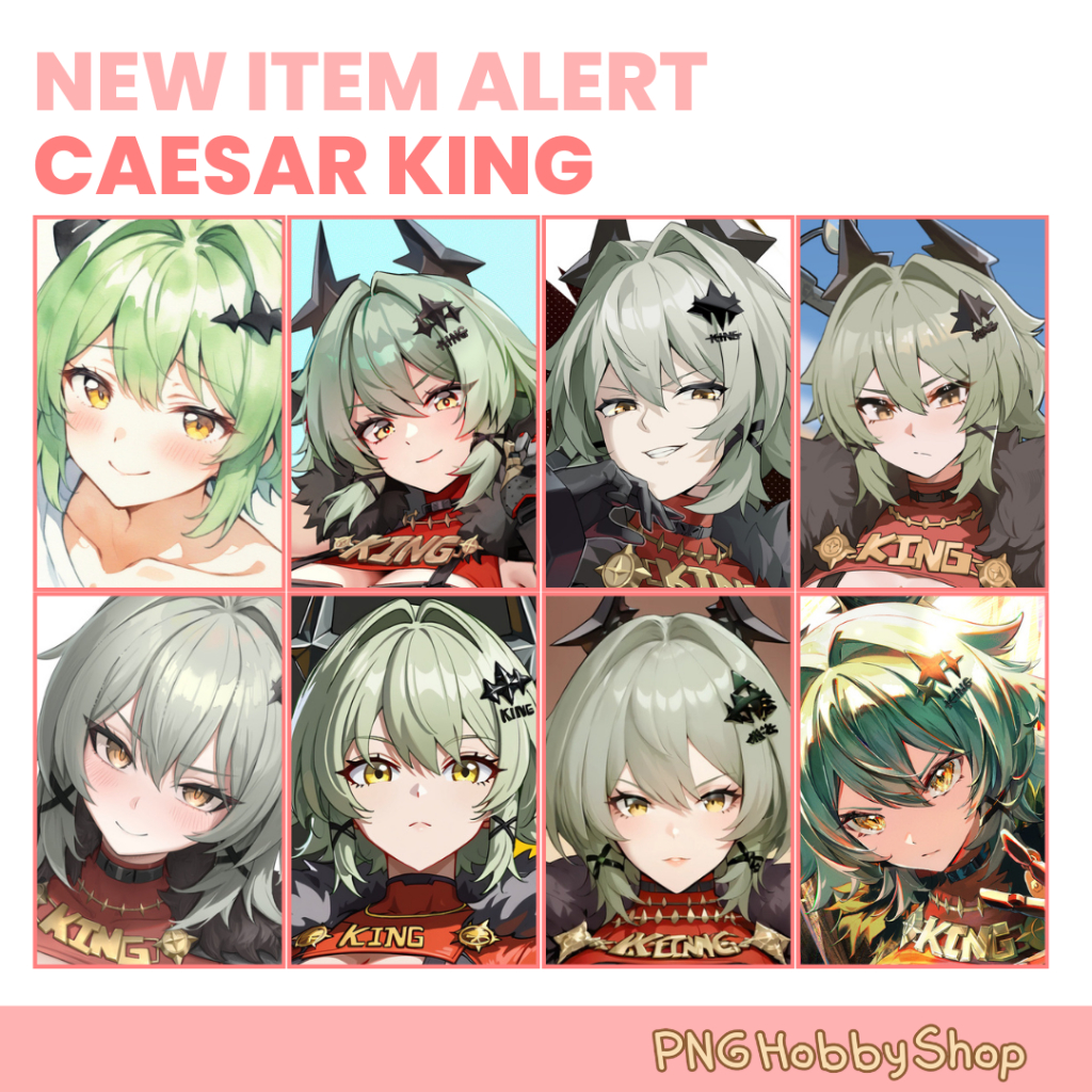 Caesar King Zenless Zone Zero Anime Photocard and Keychain - PNG Hobby ...