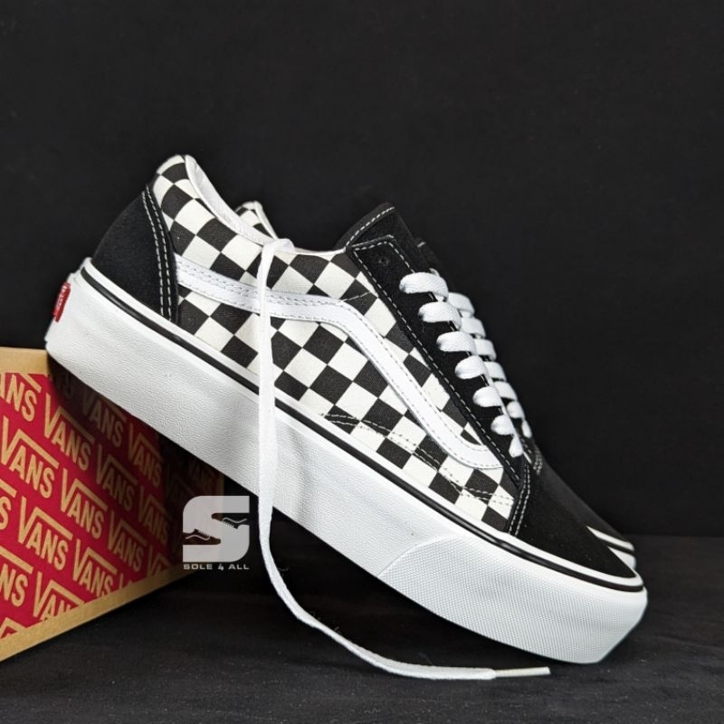 Oldskool Platform Checkerboard | Shopee Philippines