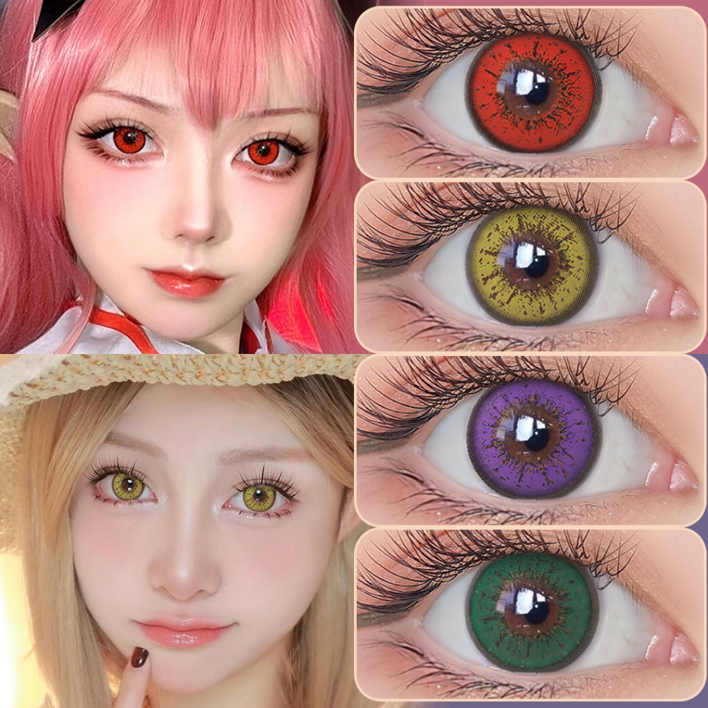 Magister contact lens Cosplay Halloween Yearly Use FLAME Soft Contact ...