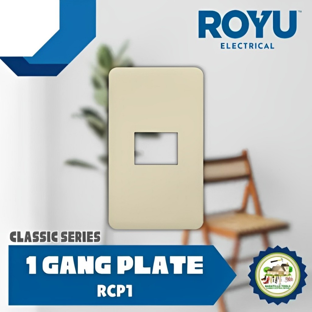 ROYU PLATES 1 GANG PLATE RCP1 | Shopee Philippines