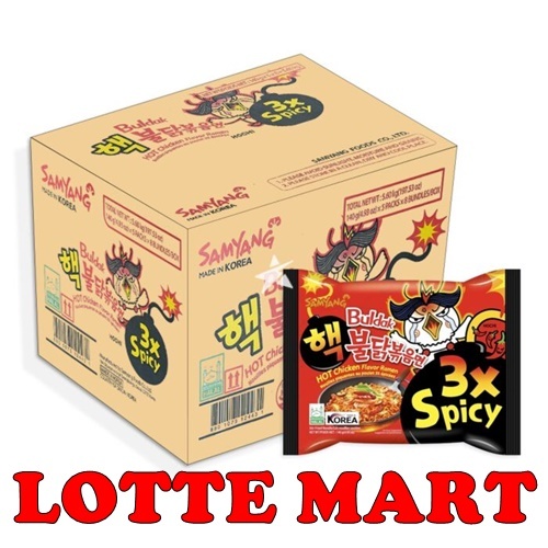 SAMYANG BULDAK NUCLEAR X3 140G 1BOX LOTTE MART | Shopee Philippines