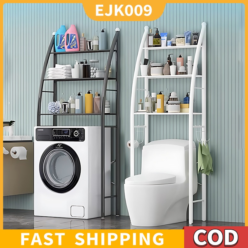 COD 3L Toilet Shelf Storage Organizer Bathroom Shelf Cabinet Storage ...