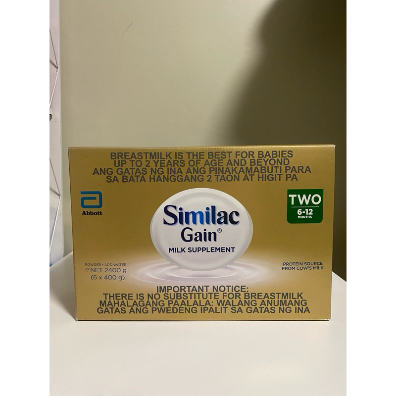 SIMILAC GAIN TWO 6-12 | Shopee Philippines