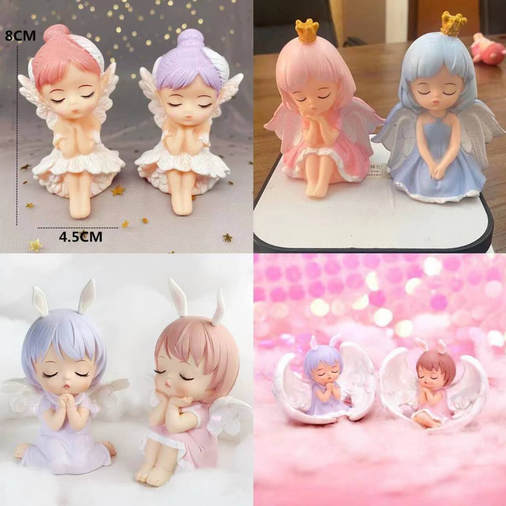 Angels Cake Topper Princess Anne Doll Figures Ornament Cake Decoration ...