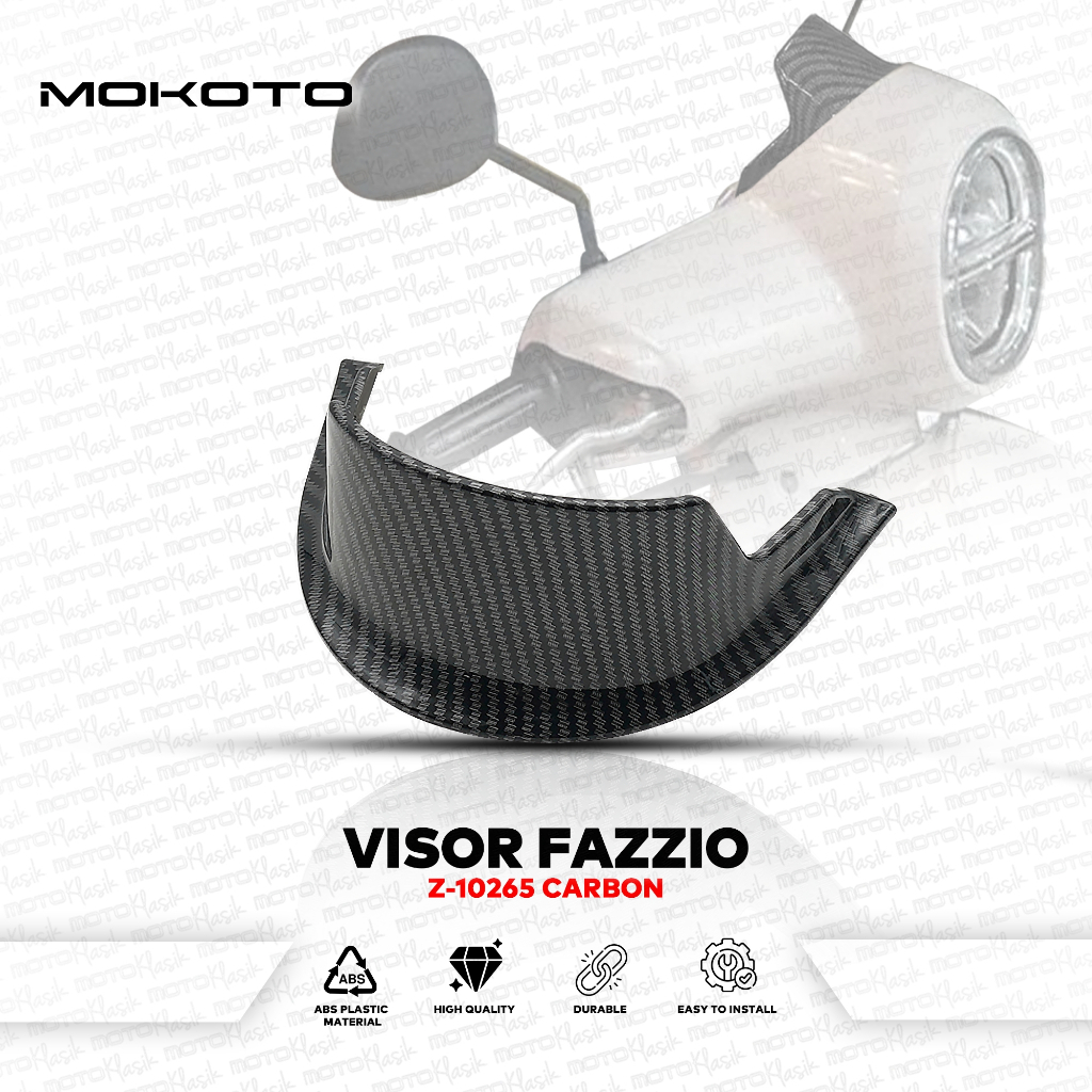 MIO FAZZIO VISOR CARBON Z-10265 / SMOKE Z-10266 SPEEDOMETER WINDSHIELD ...