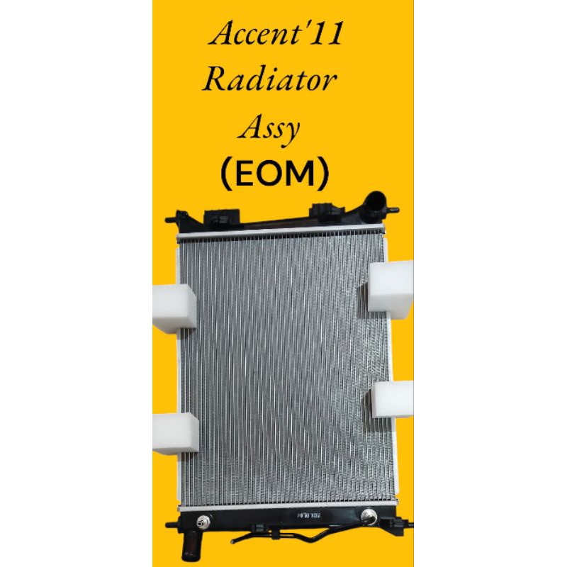 KIA RIO'12 RADIATOR ASSY(OEM) | Shopee Philippines