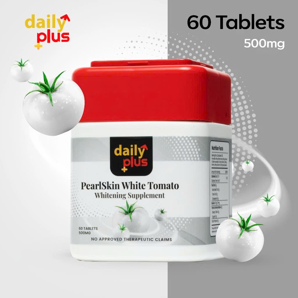 Daily Plus SUPPLEMENT (PearlSkin White Tomato, Collagen with Vitamin C ...