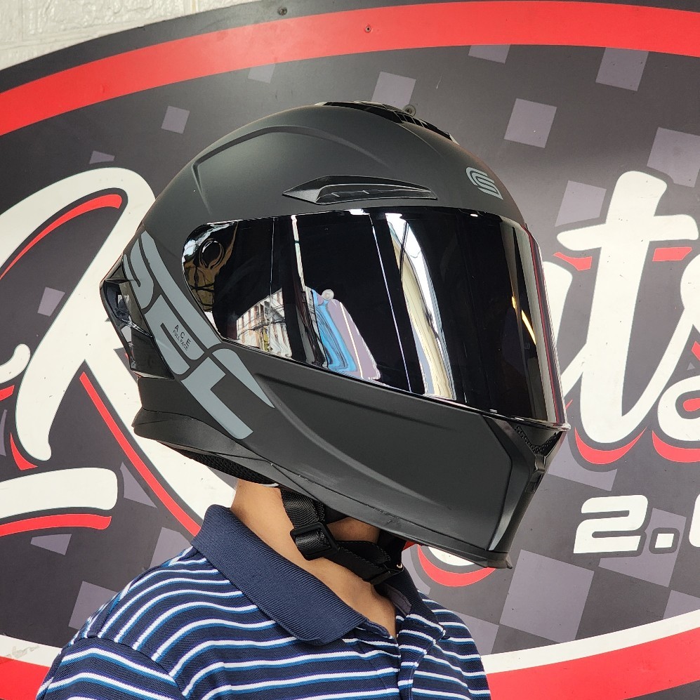 SEC ORIGINAL ACE MODEL FULL FACE HELMET | Shopee Philippines