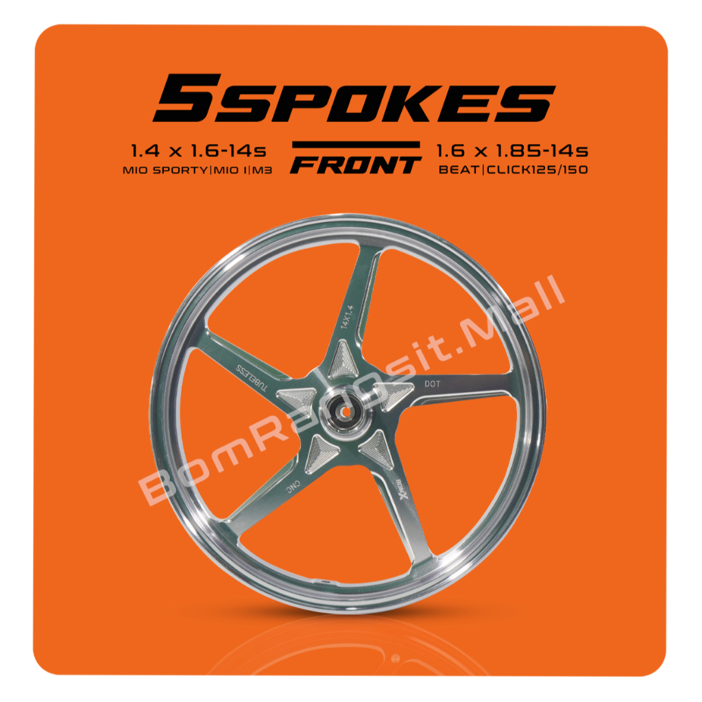 Bom Rangsit BomX Vela Cnc Mags Mio Sporty/M3/Click 125/150/Beat Fi 14s ...