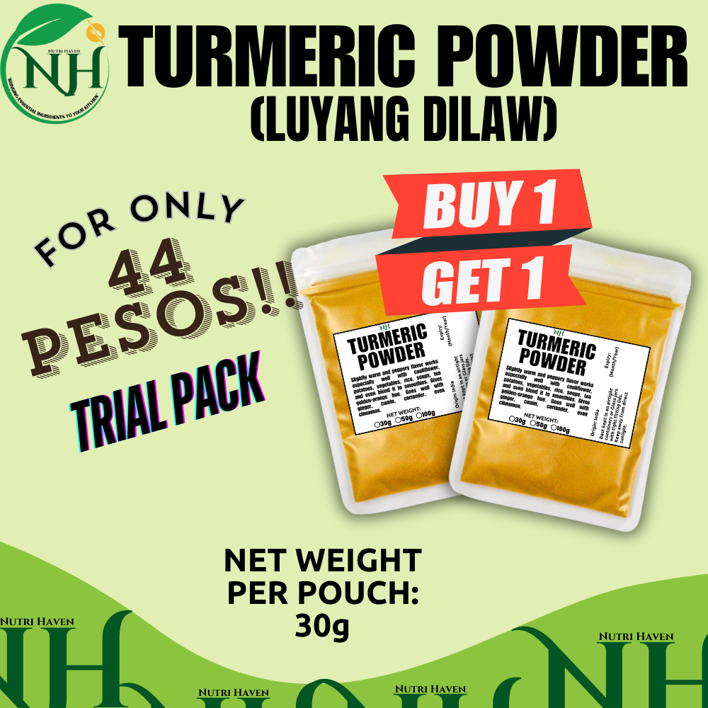 BUY 1 TAKE 1 Turmeric Powder Luyang Dilaw 30g and 100g (Herbs and ...