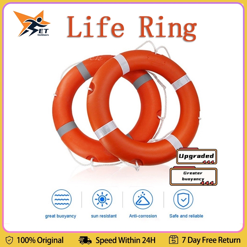 Life Ring Fiber Ring Swimming Rescuer Vest Safety Sports Lifebuoy ...