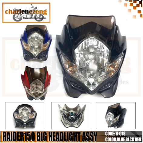 HEADLIGHT ASSY RAIDER 150 BIG (2013) FOR MOTORCYCLE | Shopee Philippines