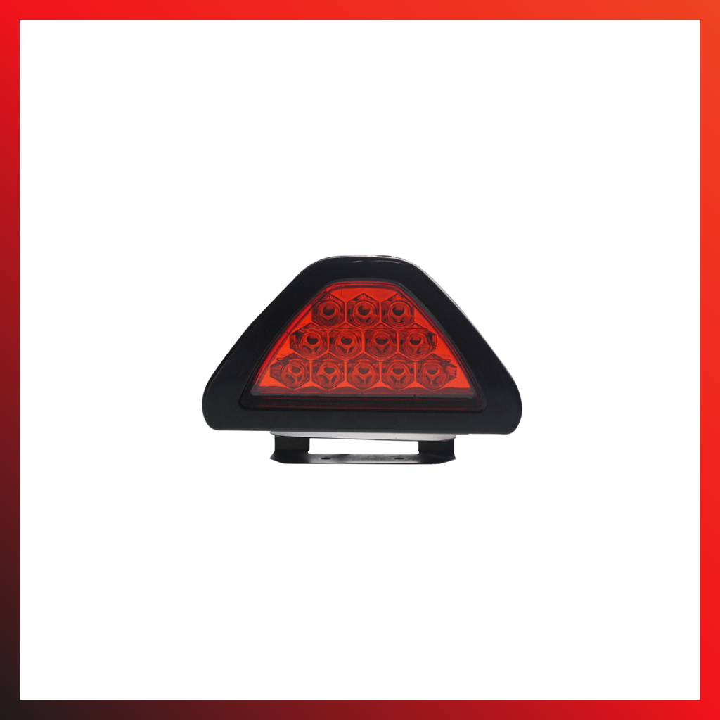 Universal Brake Signal Tail Light Stop Light Triangle Multicolor with ...
