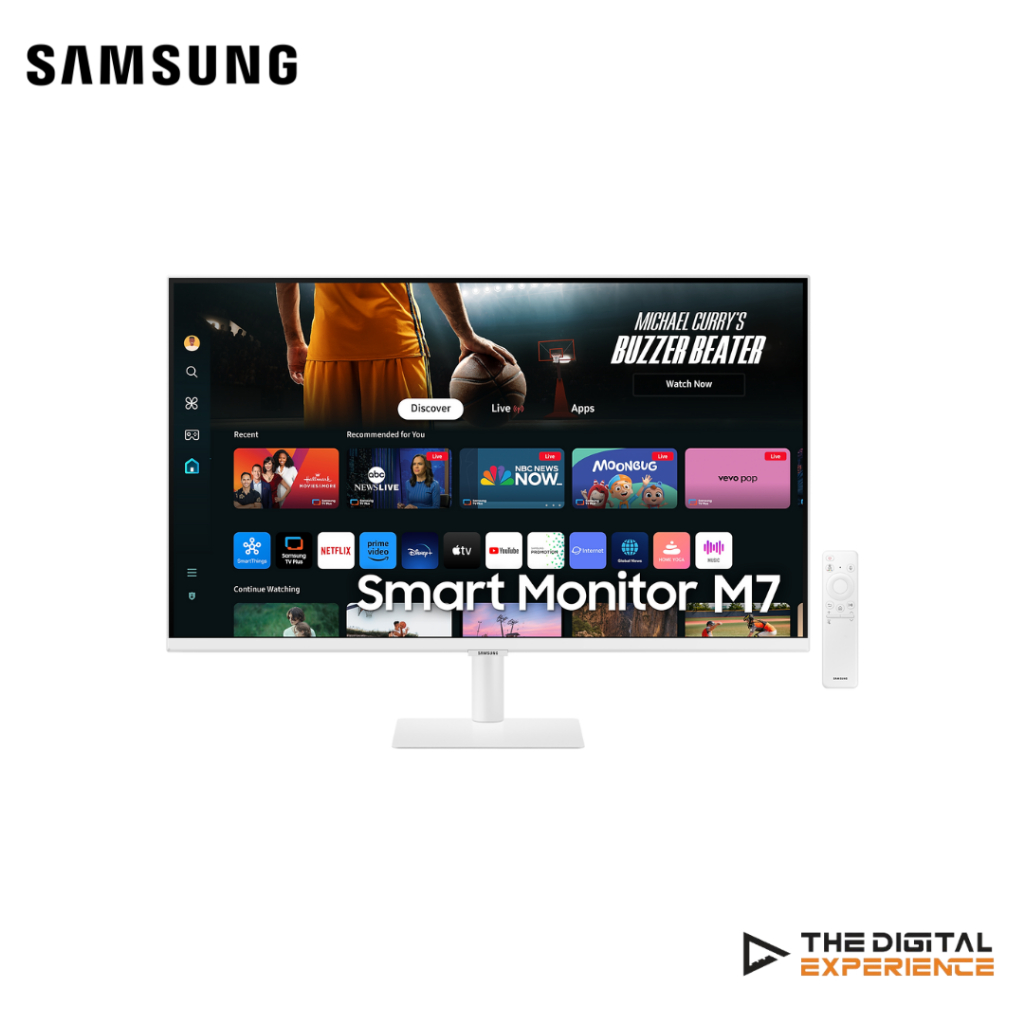 Samsung 32" M7 4K Smart Monitor | VA Panel | 60Hz | 4ms | White ...