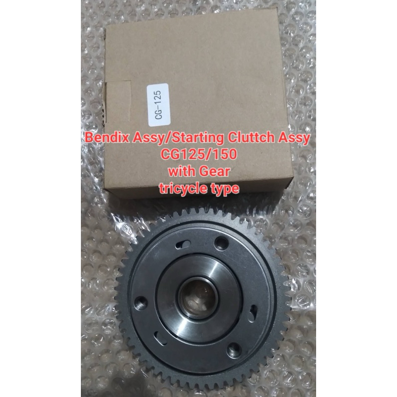 Bendix Assy/Starting Clutch Assy CG125/150 tricycle type | Shopee ...