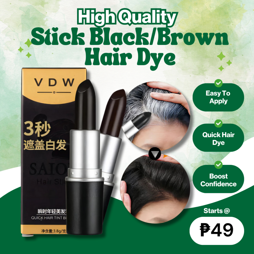 100% Original Organic Hair Color Stick Pure Plant Hair Dye Stick One ...