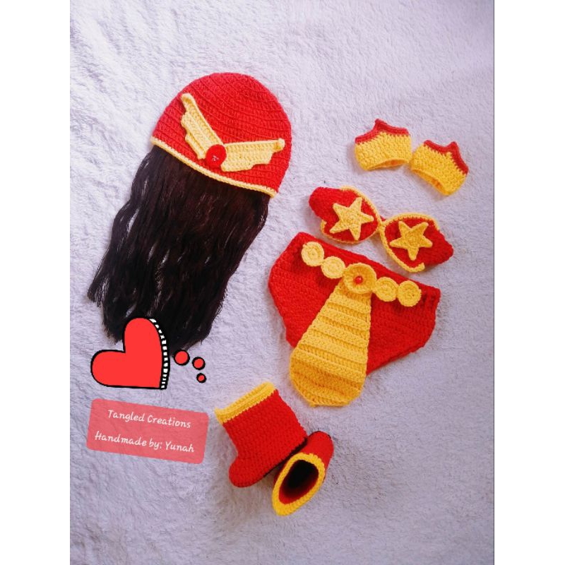 Darna Crochet Costume|monthly milestone| | Shopee Philippines