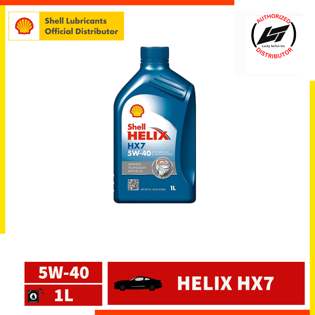 Shell Helix HX7 5W-40 1L | Shopee Philippines