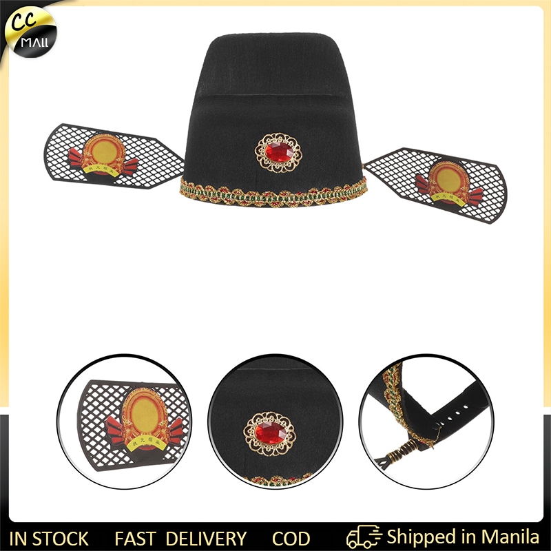 Number One Scholar Chinese Style Hat Black Gauze Cap Hanfu Accessories ...