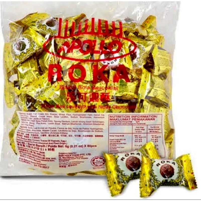 Apollo Roka Balls Chocolate 420 grams ( original malaysia ) | Shopee ...