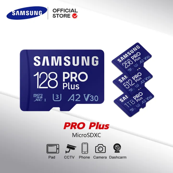 Samsung PRO Plus 1TB 512GB 256GB 128GB Micro SD Card UHS-I U3 V30 A2 ...