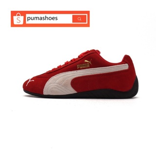 100% Original Puma Speedcat Red Suede Sneaker Shoes for women and men ...