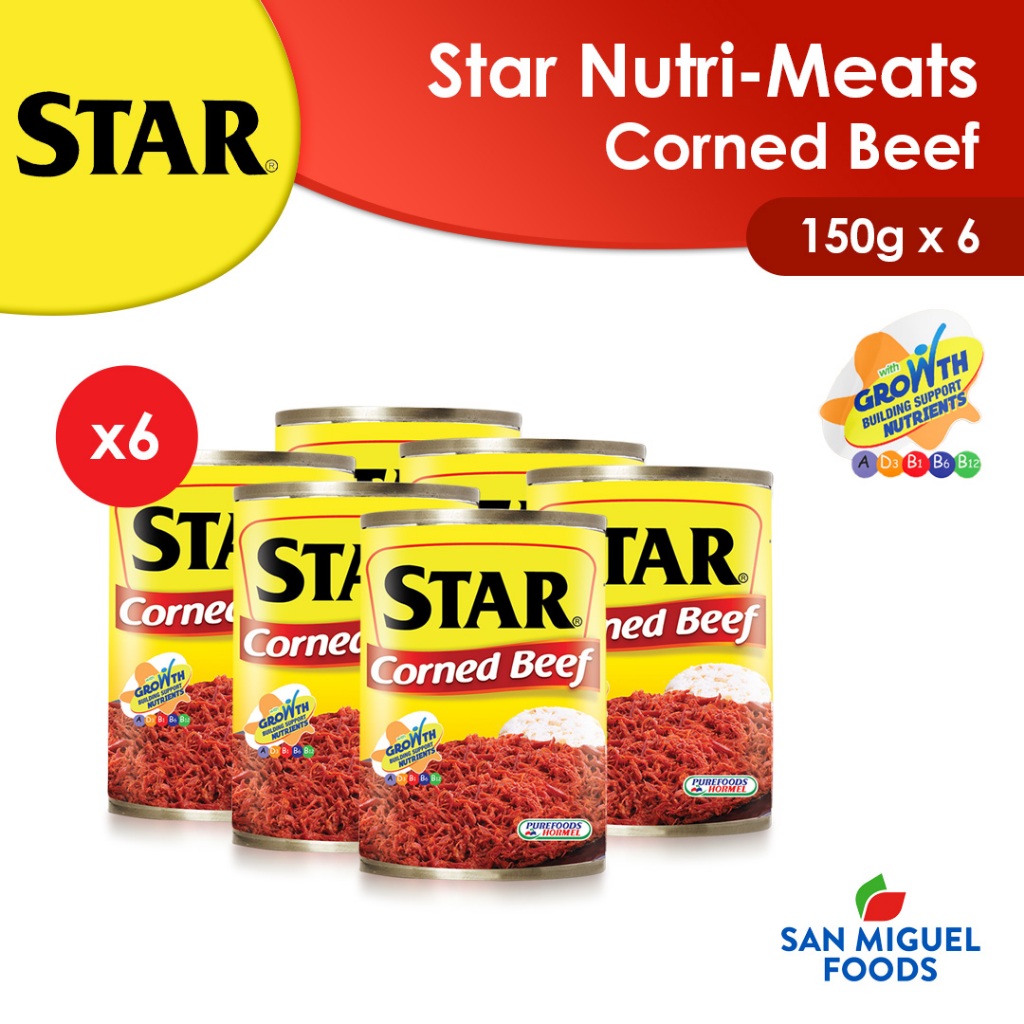 Star Corned Beef (150g) Set of 6 | Shopee Philippines