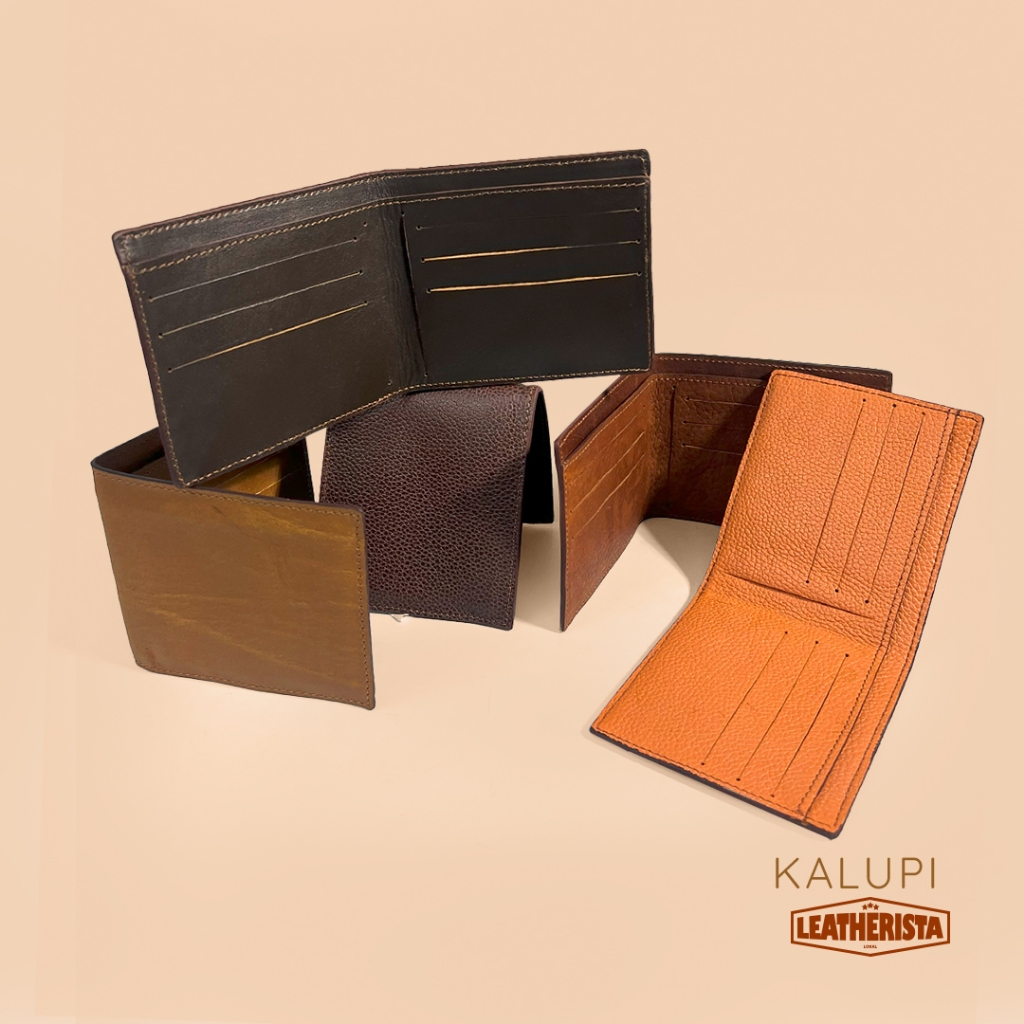 Leatherista Lokal Kalupi (Leather Bifold Wallet for Men and Women ...