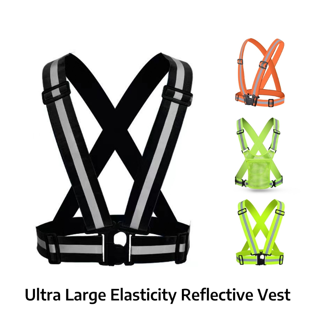 PaoBoo Reflectorized Vest Adjustable Reflective Vest Security Vest ...