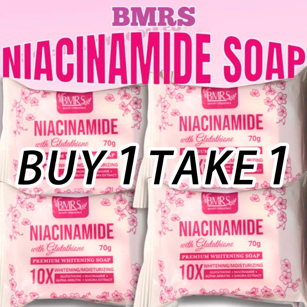 LALA BMRS NIACINAMIDE GLUTA SOAP 10x Whitening & Moisturizing Soap ...
