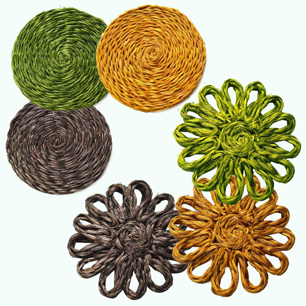 Abaca Round Coaster 4" Dia. | Shopee Philippines