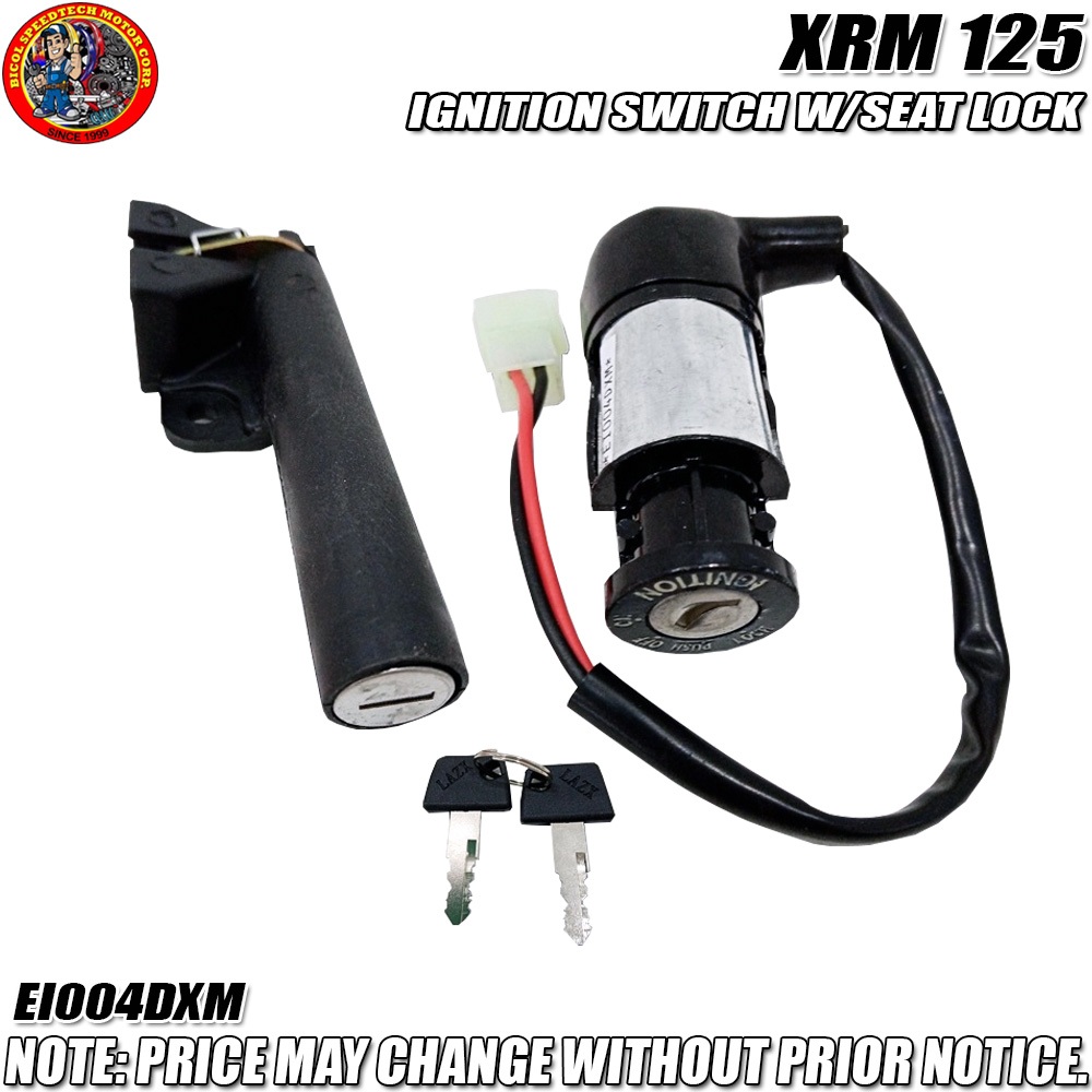 XRM 125 IGNITION SWITCH W/ SEAT LOCK (EI004DXM) | Shopee Philippines