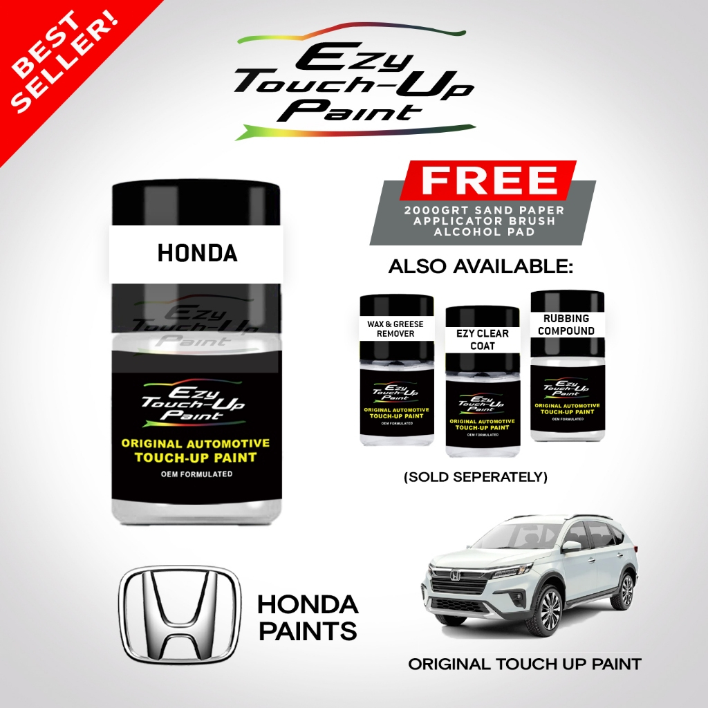 (HONDA) TOUCH UP PAINT 12ML EZY TOUCH UP AUTOMOTIVE POLY URETHANE PAINT ...