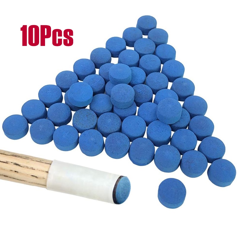 10Pcs Billiard Tips Pool Cue Tips M Hardness Snooker Cue Stick Tip Cue ...