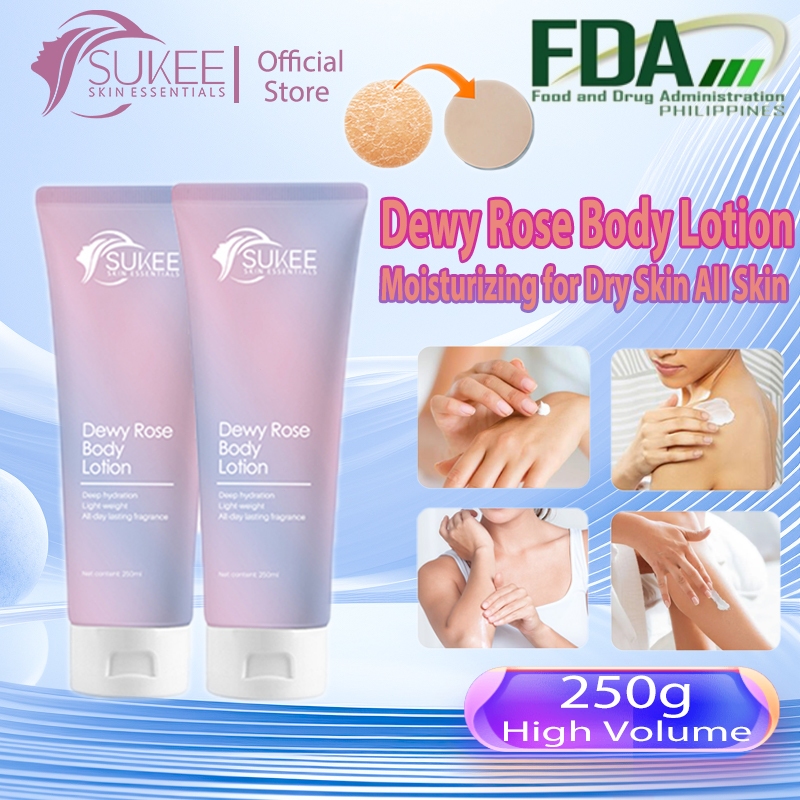 SUKEE Lotion Whitening Dewy Rose Body Lotion Moisturize Dry Skin Keep ...