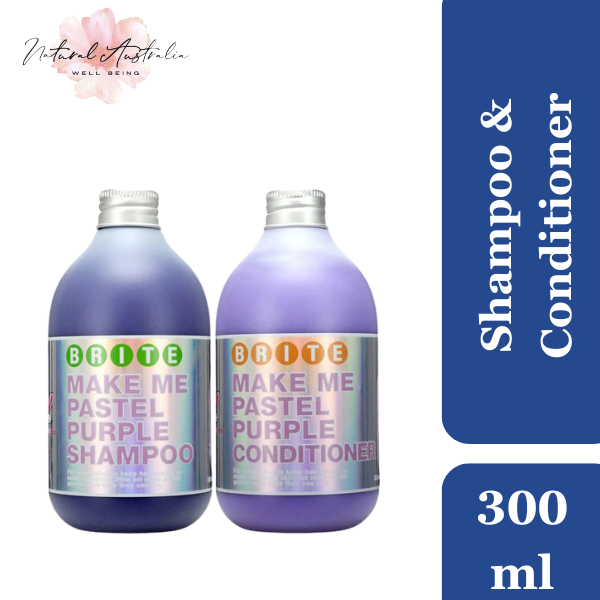 Brite Organix Make Me Pastel Purple Shampoo + Conditioner 300ml ...