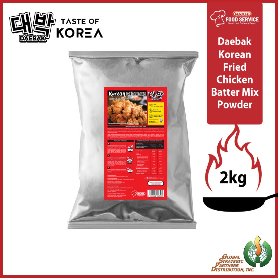 Daebak Fried Chicken Batter Mix Powder 2kg | Shopee Philippines