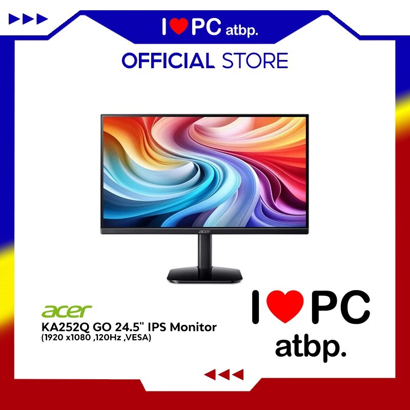 ACER KA252Q GO 24.5" IPS Monitor (1920 x1080 ,120Hz ,VESA) | Shopee ...
